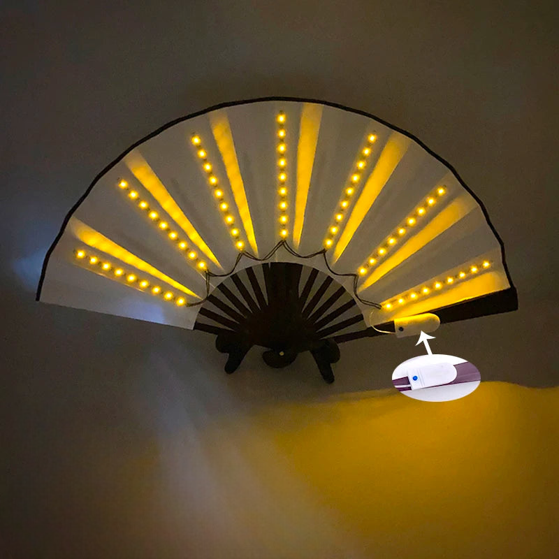 Éventail Japonais à LED | Tenko